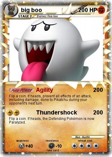 Pokémon big boo 34 34 - Agility - My Pokemon Card
