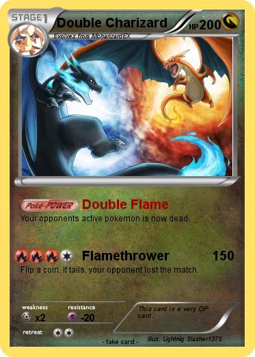 Pokémon Double Charizard 4 4 - Double Flame - My Pokemon Card