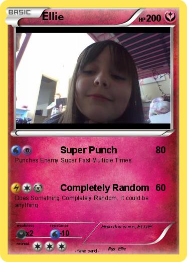 Pokémon Ellie 195 195 - Super Punch - My Pokemon Card