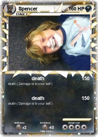 Pokémon Spencer 107 107 - death - My Pokemon Card