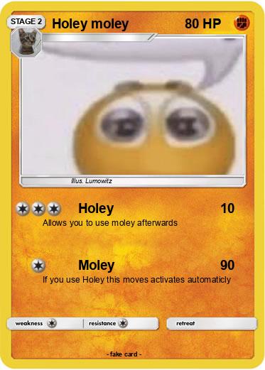 Pokémon Holey moley - Holey - My Pokemon Card