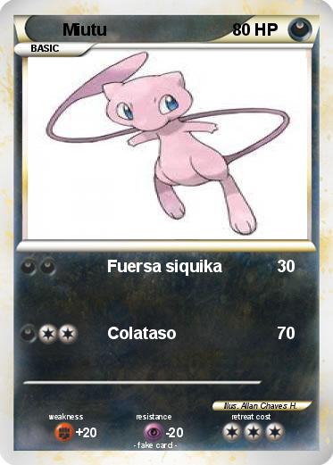 Pokémon Miutu 7 7 - Fuersa siquika - My Pokemon Card