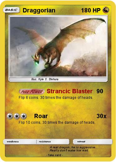 Pokémon Draggorian - Strancic Blaster - My Pokemon Card