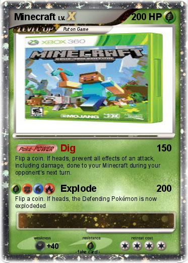 Pokémon Minecraft 2170 2170 - Dig - My Pokemon Card