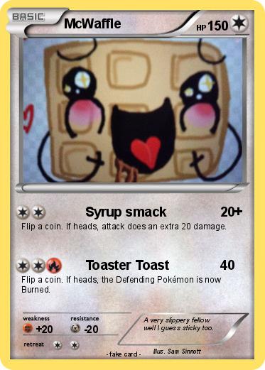 Pokémon McWaffle 1 1 - Syrup smack - My Pokemon Card