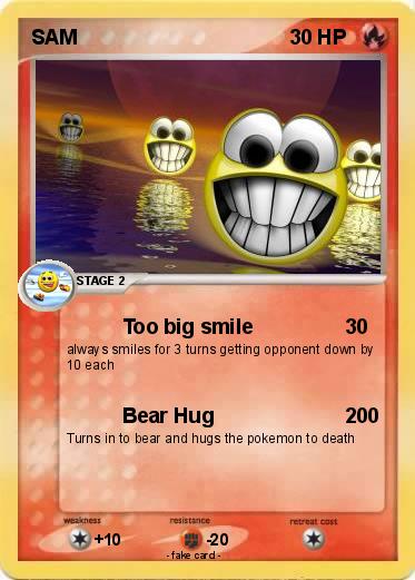 Pokémon SAM 481 481 - Too big smile - My Pokemon Card