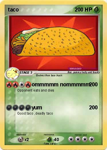 Pokémon taco 362 362 - ommmmm nommmmm - My Pokemon Card
