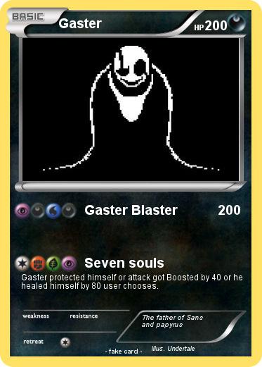 Pokémon Gaster 163 163 - Gaster Blaster - My Pokemon Card