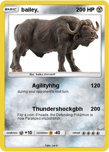 Pokémon bailey 218 218 - Agilityhhg - My Pokemon Card