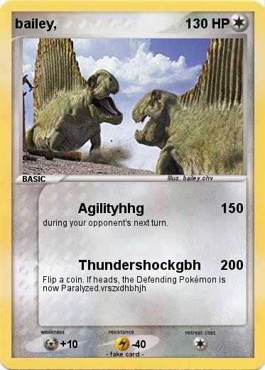 Pokémon bailey 216 216 - Agilityhhg - My Pokemon Card