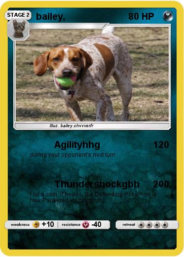 Pokémon bailey 225 225 - Agilityhhg - My Pokemon Card