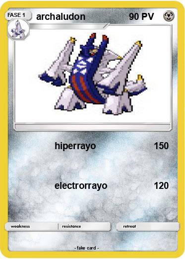 Pokémon archaludon - hiperrayo - Mi carta pokémon