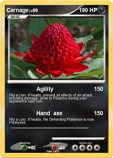 Pokémon Carnage 384 384 - Agility - My Pokemon Card