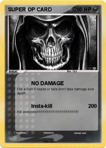 Pokémon SUPER OP CARD - NO DAMAGE - My Pokemon Card