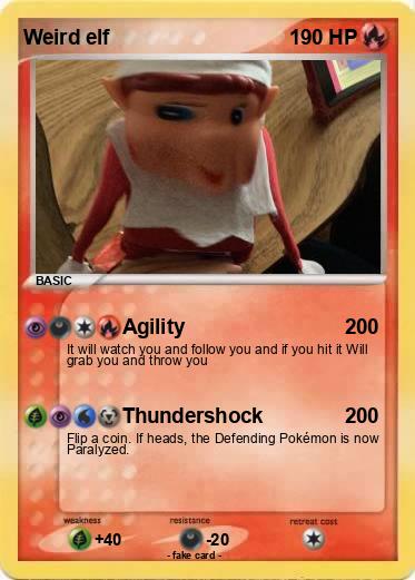 Pokémon Weird elf 1 1 - Agility - My Pokemon Card