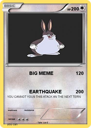 Pokémon 1 144908 144908 - BIG MEME - My Pokemon Card
