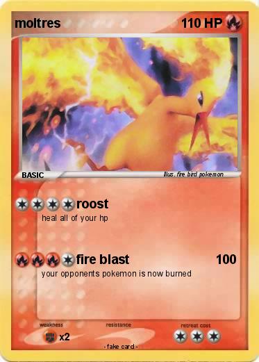 Pokémon moltres 823 823 - roost - My Pokemon Card