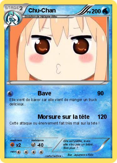 Pokémon Chu Chan - Bave - Ma carte Pokémon