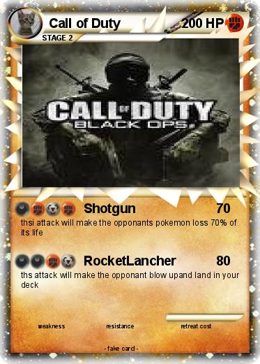 Pokémon Call of Duty 136 136 - Shotgun - My Pokemon Card