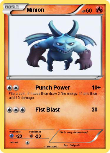 Pokémon Minion 1055 1055 - Punch Power - My Pokemon Card