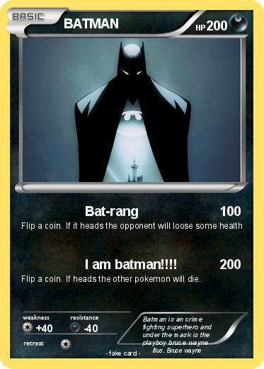 Pokémon BATMAN 2279 2279 - Bat-rang - My Pokemon Card