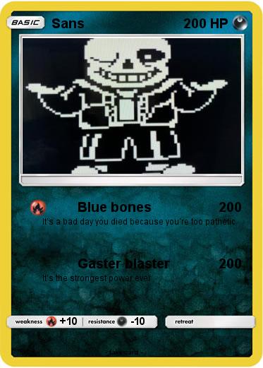Pokémon Sans 2936 2936 - Blue bones - My Pokemon Card
