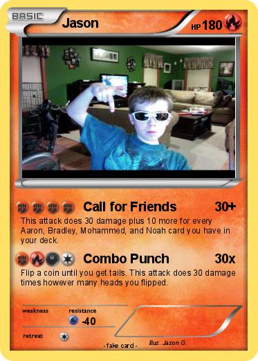 Pokémon Jason 1101 1101 - Call for Friends - My Pokemon Card