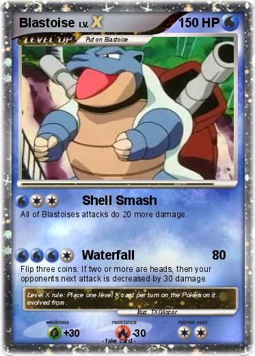 Pokémon Blastoise 1405 1405 - Shell Smash - My Pokemon Card