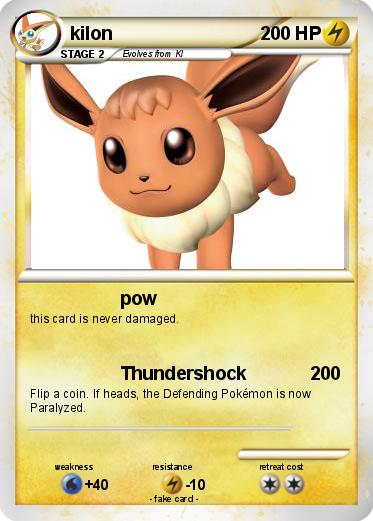 Pokémon kilon 1 1 - pow - My Pokemon Card