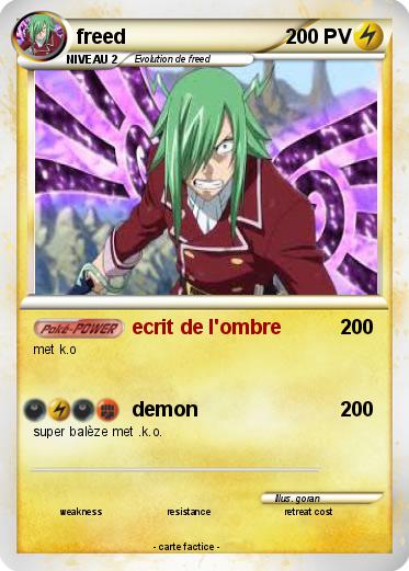 Pokémon freed 6 6 - ecrit de l'ombre - Ma carte Pokémon