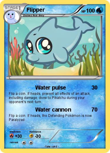 Pokémon Flipper 53 53 - Water pulse - My Pokemon Card