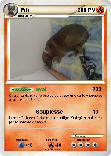 Pokémon Fifi 42 42 - aval - Ma carte Pokémon