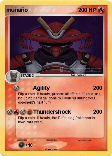 Pokémon munano - Agility - My Pokemon Card