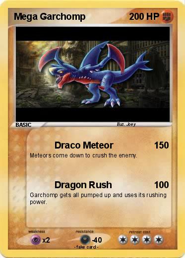 Pokémon Mega Garchomp 27 27 - Draco Meteor - My Pokemon Card
