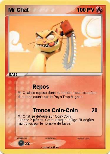 Pokémon Mr Chat 36 36 - Repos - Ma carte Pokémon