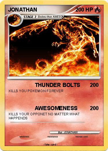 Pokémon JONATHAN 289 289 - THUNDER BOLTS - My Pokemon Card