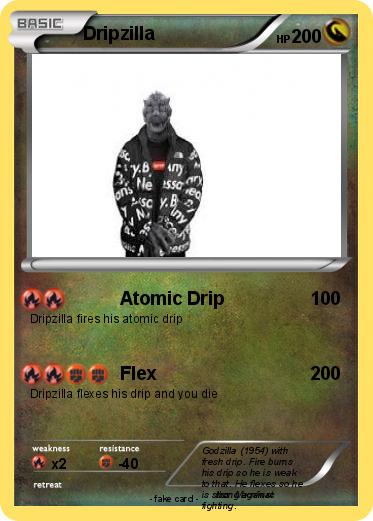 Pokémon Dripzilla - Atomic Drip - My Pokemon Card
