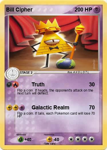 Pokémon Bill Cipher 601 601 - Truth - My Pokemon Card
