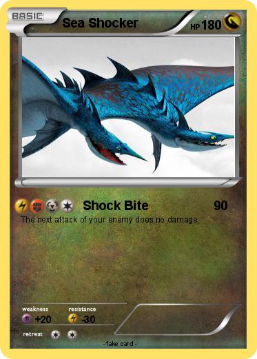 Pokémon Sea Shocker 2 2 - Shock Bite - My Pokemon Card