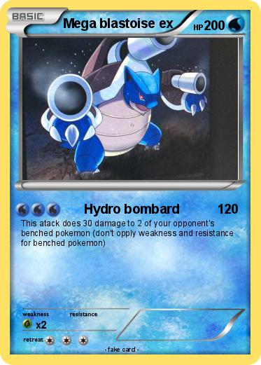 Pokémon Mega blastoise ex 46 46 - Hydro bombard - My Pokemon Card