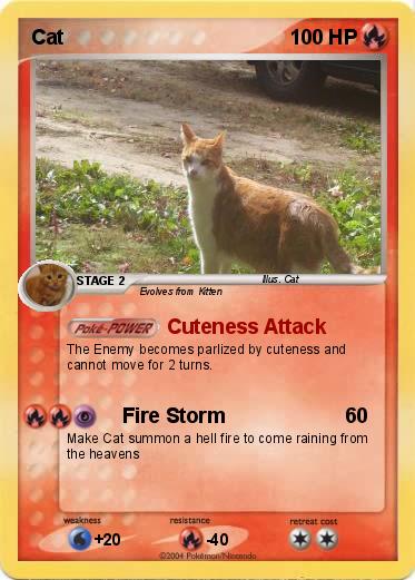 Pokémon Cat 206 206 - Cuteness Attack - My Pokemon Card