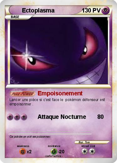 Pokémon Ectoplasma 229 229 - Empoisonement - Ma carte Pokémon