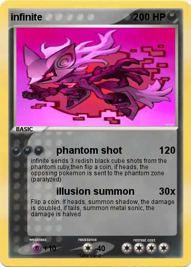 Pokémon infinite 146 146 - phantom shot - My Pokemon Card