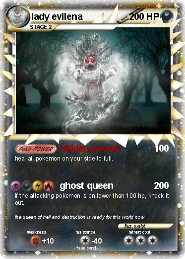 Pokémon lady e - hidden power - My Pokemon Card