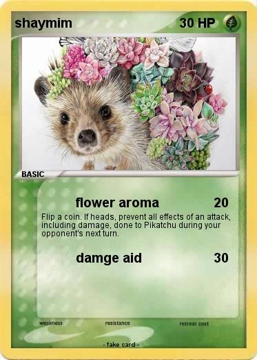 Pokémon shaymim - flower aroma - My Pokemon Card