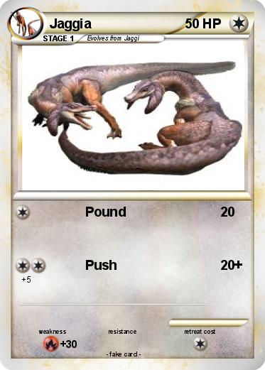 Pokémon Jaggia 7 7 - Pound - My Pokemon Card