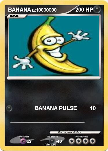 Pokémon BANANA 142 142 - BANANA PULSE - My Pokemon Card