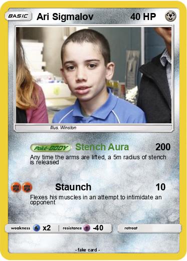 Pokémon Ari Sigmalov - Stench Aura - My Pokemon Card