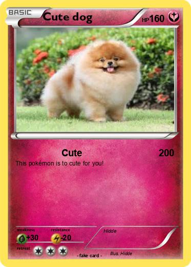 Pokémon Cute dog 132 132 - Cute - My Pokemon Card