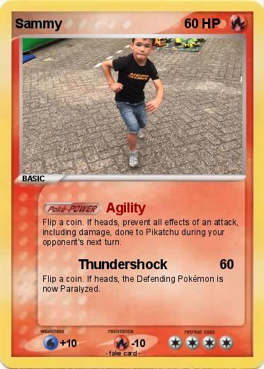 Pokémon Sammy 361 361 - Agility - My Pokemon Card